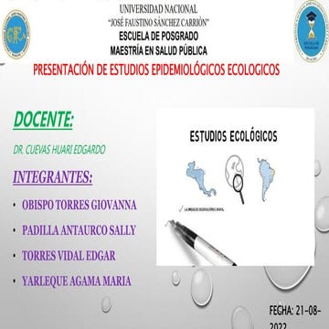 6.2 Estudios Ecologicos.pptx