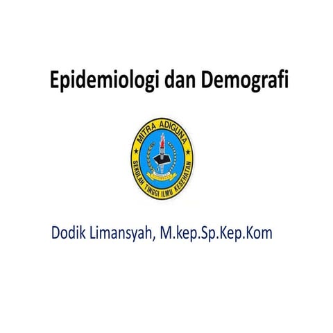 05. konsep dasar epidemiologi penyakit | PPT