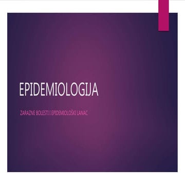 Epidemiologija | PPTX