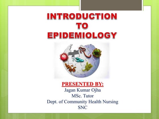 Epidemiological approach and methods | PPT
