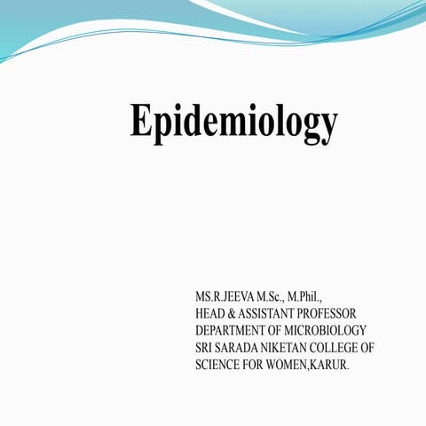 Epidemiology,Definition, Distribution,Determinants | PPTX