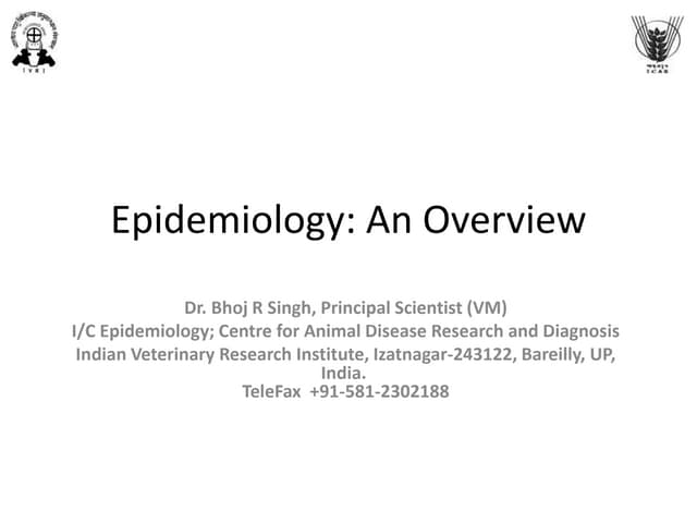 Epidemiology | PPT