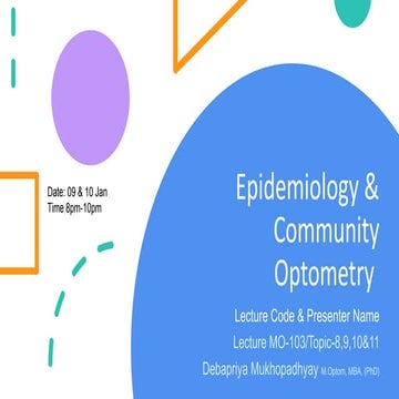 Epidemiology & Community Optometry-8,9,10,11.pptx