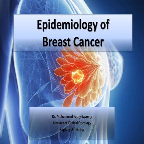 Epidemiology of breast cancer | PPTX