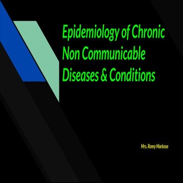 Epidemiology of chronic non communicable diseases.pptx
