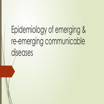 Epidemiology of emerging & reemerging diseases.pptx