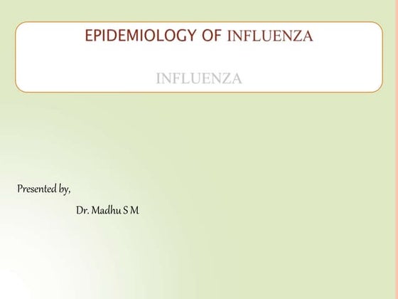Influeza for only education only in .pptx