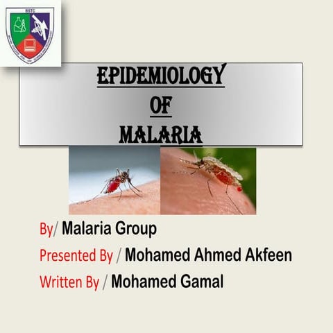 Epidemiology of Malaria - Detailed Version.pdf