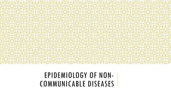 Non Communicable Disease.pptx