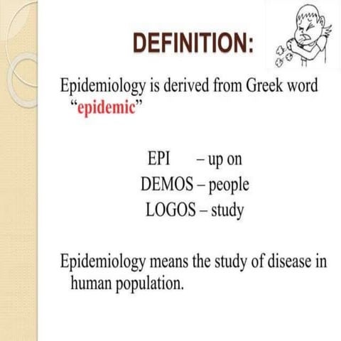 epidemiology use ,models, and definition | PPTX