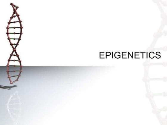 Introduction to Epigenetics | PPT