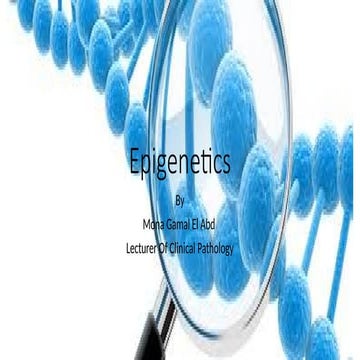 Molecular biology lessons Epigenetics.pptx