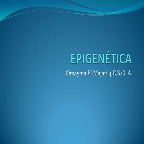 Epigenética | PPTX