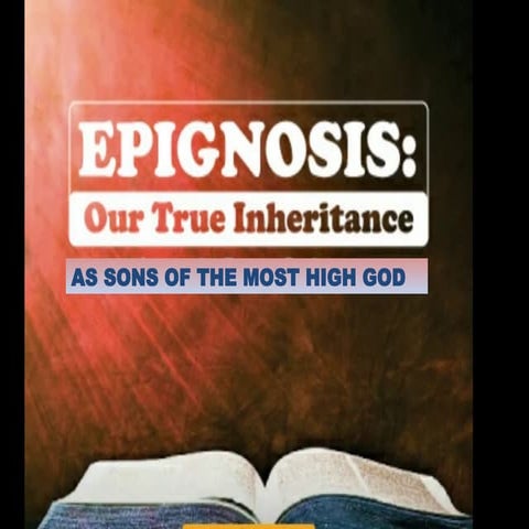 EPIGNOSIS GROWING IN KNOWLEDGE AS SONS OF GOD.pptx