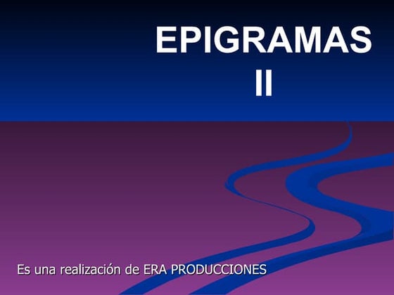 Epigrama | PPT