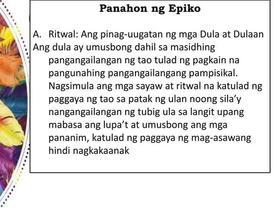 Mga Epiko sa Pilipinas | PPTX