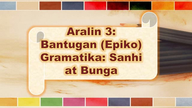 Epiko (Prinsipe Bantugan) | PPTX