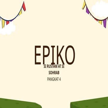 Epiko, Filipino 10 Aralin 4.pptxEpiko, Filipino 10 Aralin 4.pptx