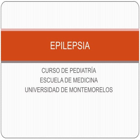 Epilepsia | PPTX