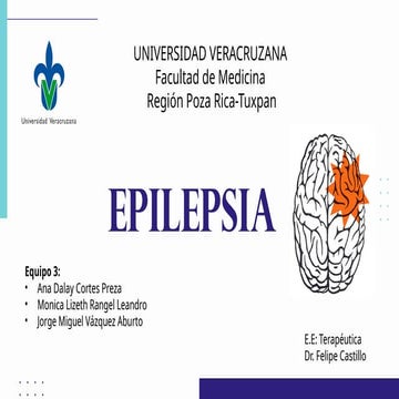 EPILEPSIA de la universidad veracruzanaa | PPTX