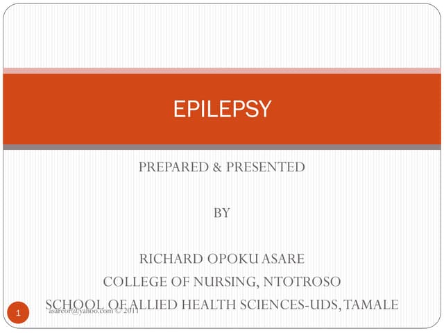 Epilepsy | PPTX