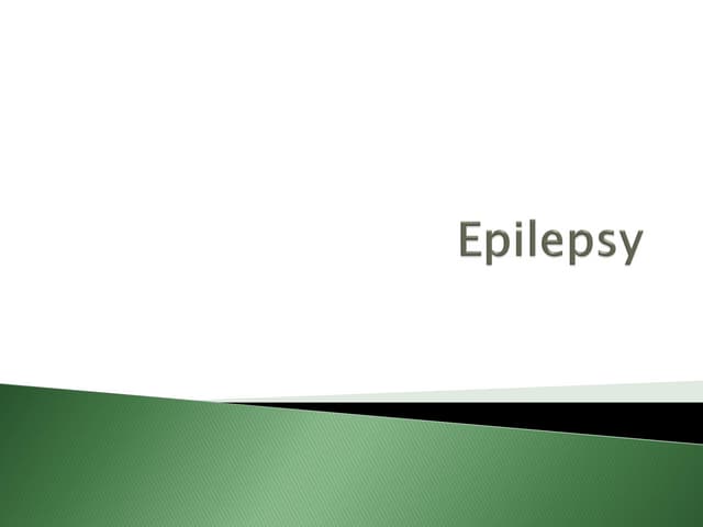'Epilepsy. pathophysiology' | PPTX | Brain and Nervous System Disorders ...