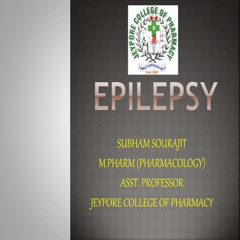 EPILEPSY PATHOPHYSIOLOGY B.PHARM 2ND SEM.pptx