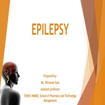 Pathophysiology and management of epilepsy | PPTX