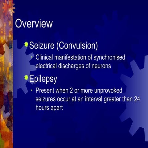 Epilepsy - Overview and Common Facts | PPT | Brain and Nervous System ...