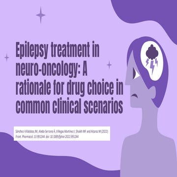 Epilepsy treatment in neuro-oncology- A rationale for drug choice in ...