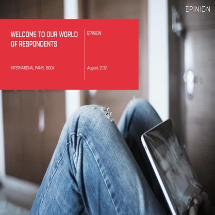 Epinion international panel_book | PPT
