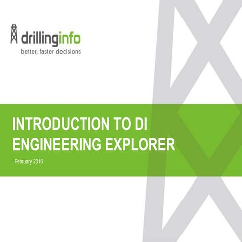Introduction to DI Engineering Explorer for Exploration and Production ...