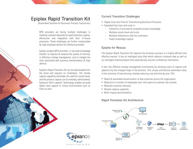 Epiplex Brief Introduction For Process Training creation and Learning ...