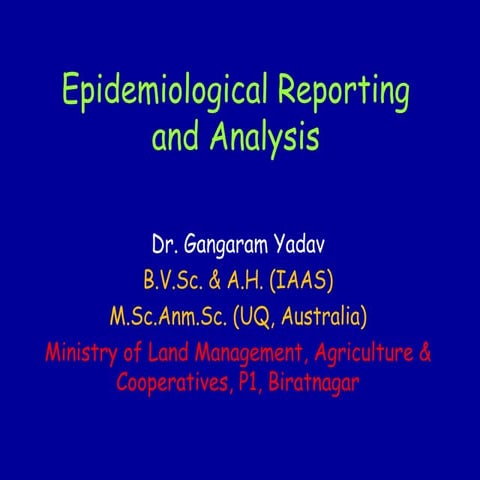Epidemiological Reporting and Analysis.ppt