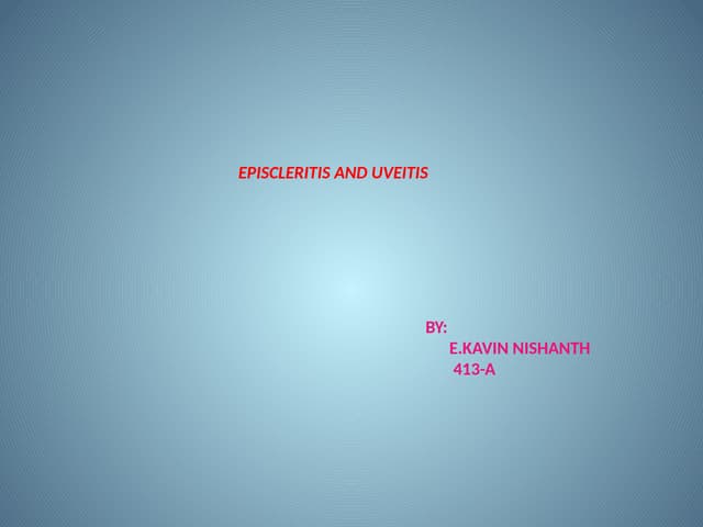 Uveitis Pptx