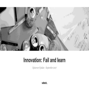 Innovation: Fail and Learn | PPTX