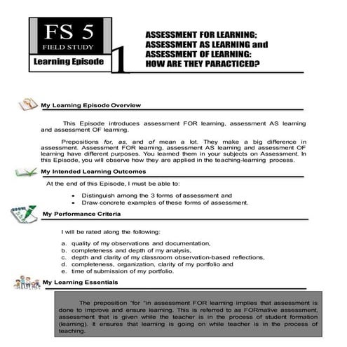 FS 5 Episode 1 | PDF