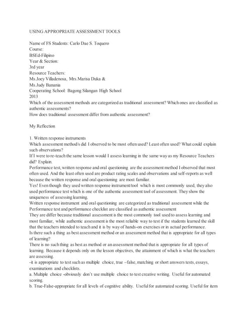 module 16 professional reflection part 2 | DOCX