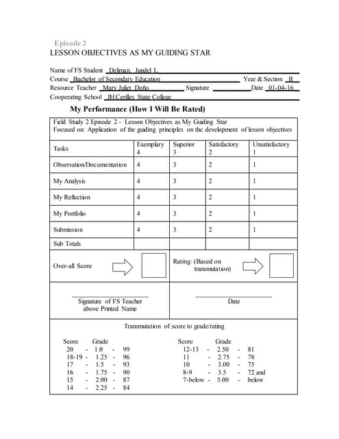 Field Study 2 Episode 6 | PDF
