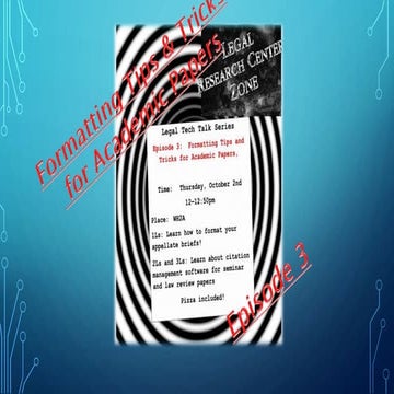 Legal Tech Talk Series | PPTX