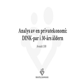 Genomgång av en privatekonomi: Ett par i 30 års åldern utan barn | #330 | PPT