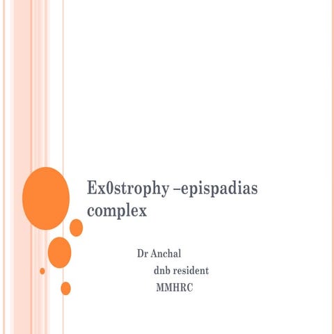 Epispadias exstrophy | PPT