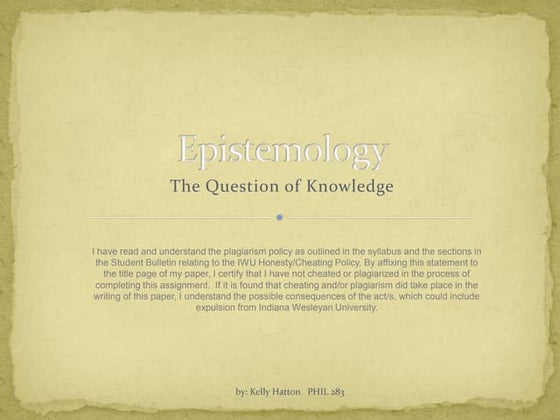 Branches of philosophy. | PPT