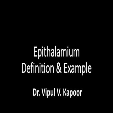 Epithalamion by Edmund Spenser: Summary and Analysis | PPT