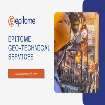 Epitome GPR Survey service in India | PPT