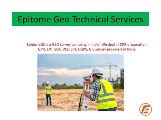 Epitome Geotechnical services-GPR Survey | PDF