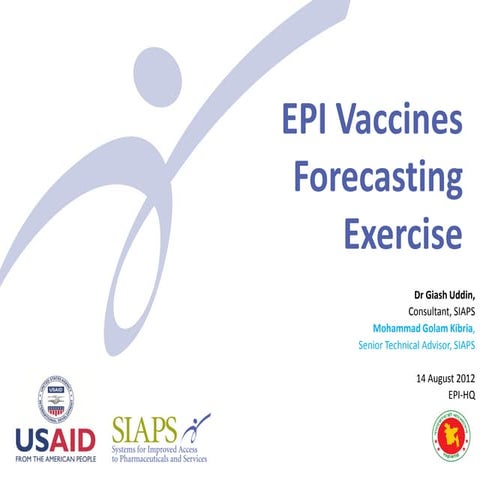 EPI Bangladesh vaccine forecasting exercise 2013 | PDF | Pregnancy ...