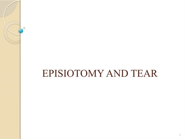 Episiotomy | PPTX