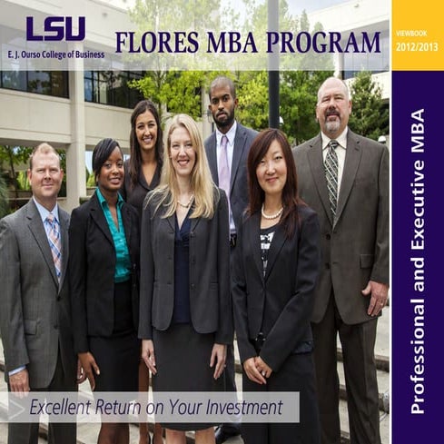 Executive MBA and Professional MBA at Louisiana State University | PDF