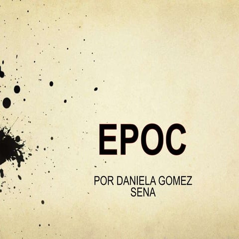 EPOC enfermedad pulmonar obstructiva cronica | PPTX